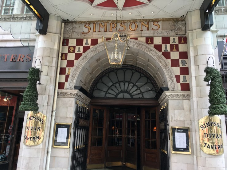 Simpsons-in-the-Strand [Old London] – The Occasional Informationist